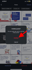 How To Archive All Instagram Posts - Pushbio