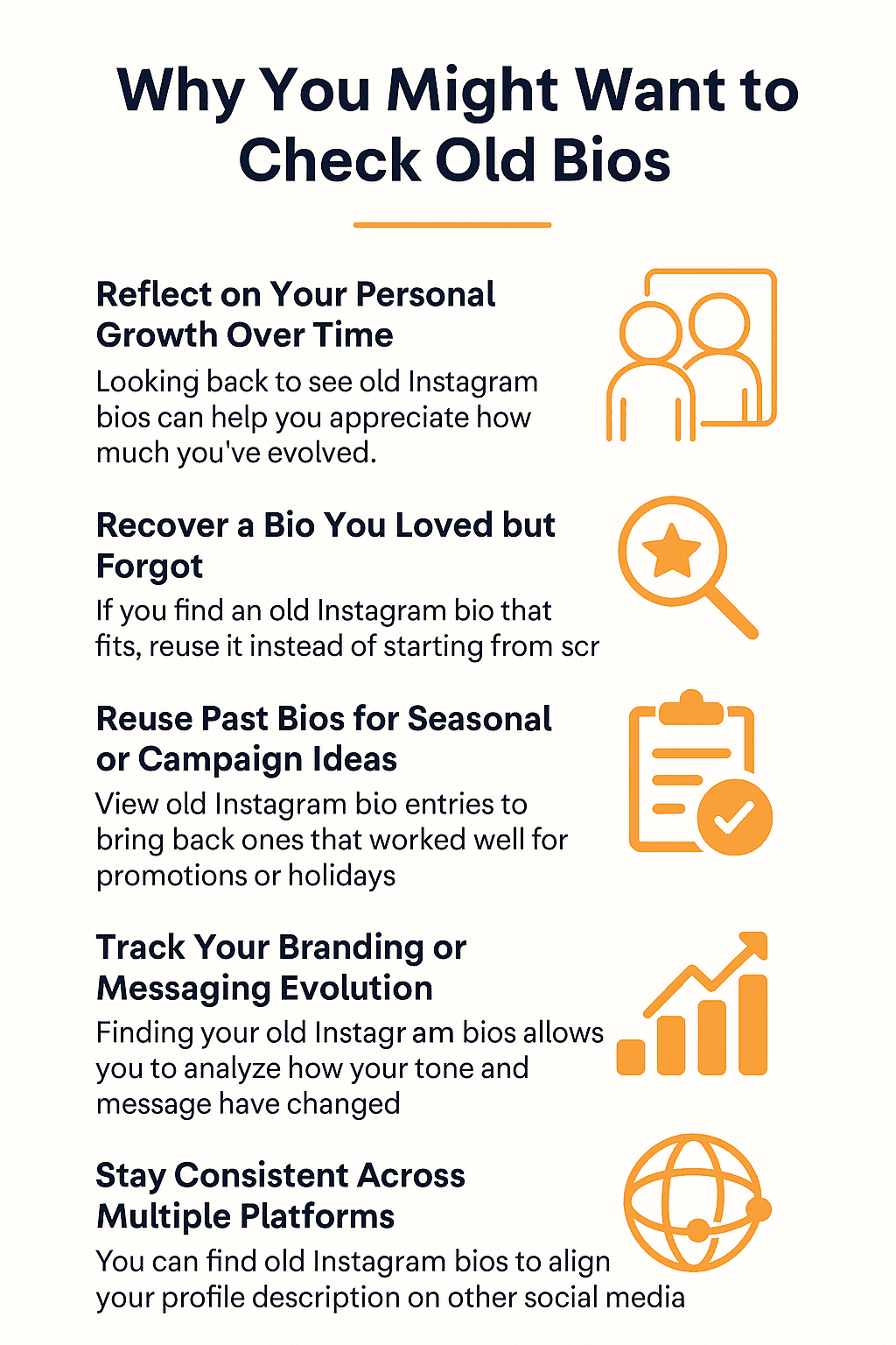 How To See Old Instagram Bios - Pushbio