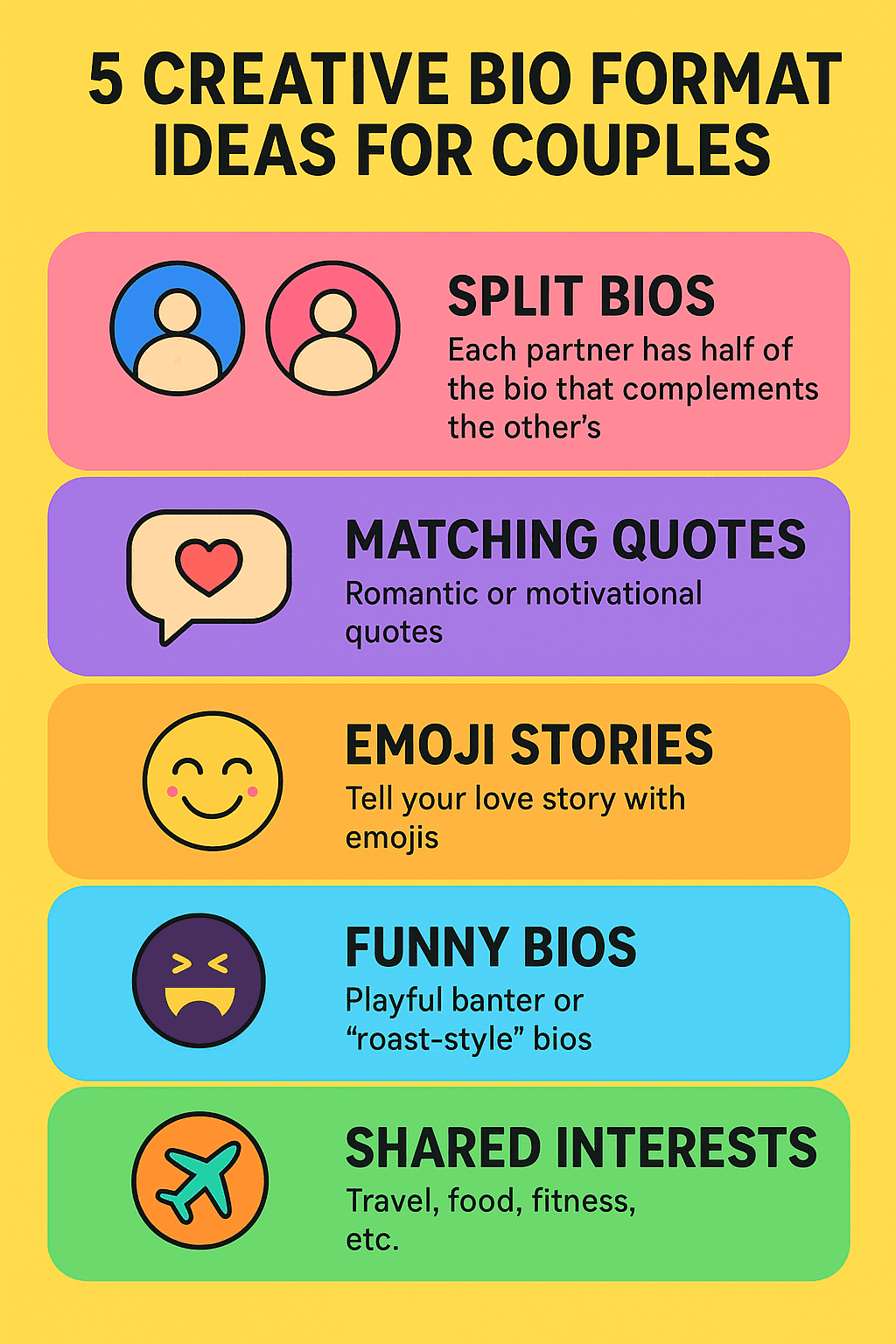 Matching Bio Ideas For Couples On Instagram - Pushbio