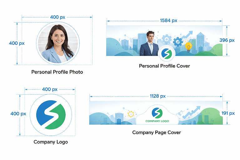 Complete Guide To LinkedIn Post Image Sizes And Dimensions 2026 - Pushbio